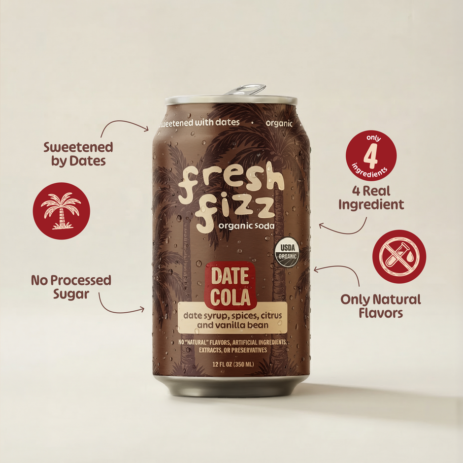 Fresh Fizz Sodas - Natural Sodas Sweetened With Honey