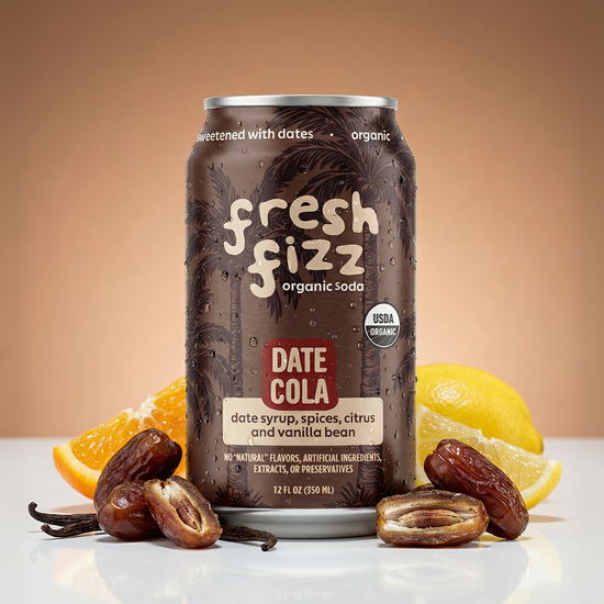 Date Cola (12-Pack) – Fresh Fizz Sodas