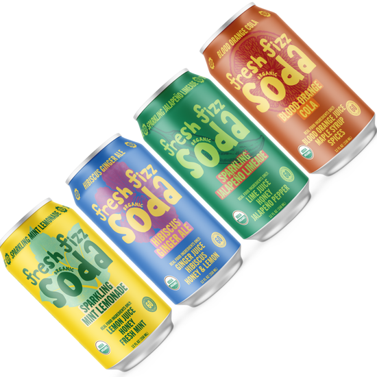 Fresh Fizz Sodas - Natural Sodas Sweetened With Honey