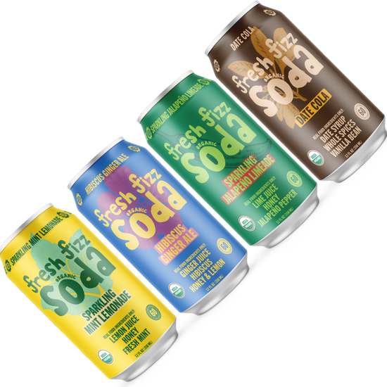 Fresh Fizz Sodas - Natural Sodas Sweetened With Honey